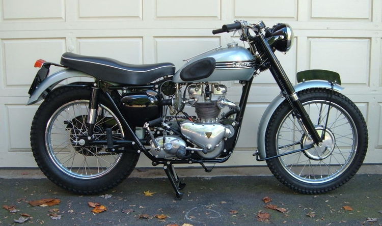 CarProperty.com / 1955 Triumph Trophy TR5 - 500cc