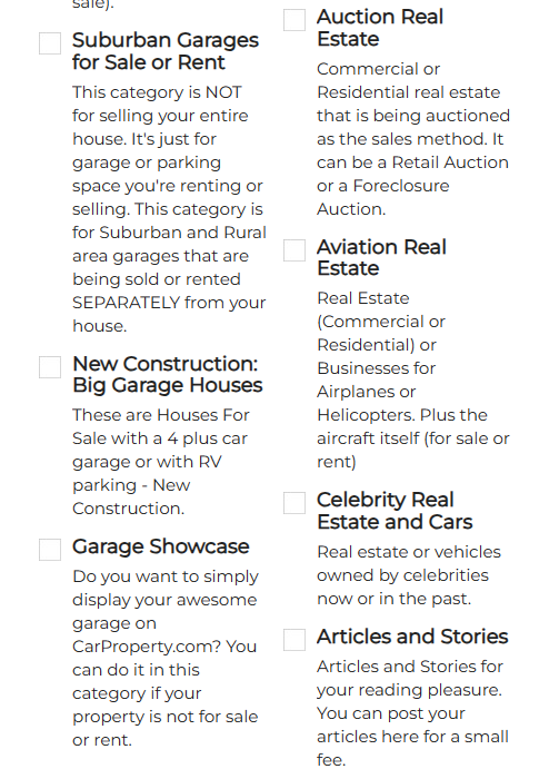 CarProperty.com / What is a Car Property?